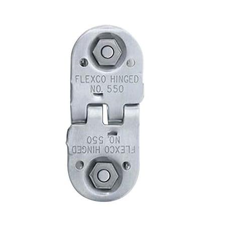 Flexco Bolt Hinged Fastener; 6.35 MM Hinge Pin Dia; For Conveyor Belt; Steel 550J24NC NR. 40047 ...